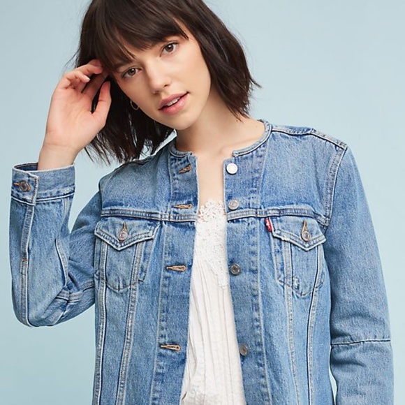 Levi's | Jackets & Coats | Nwt Levis Altered Denim Trucker Jacket ...